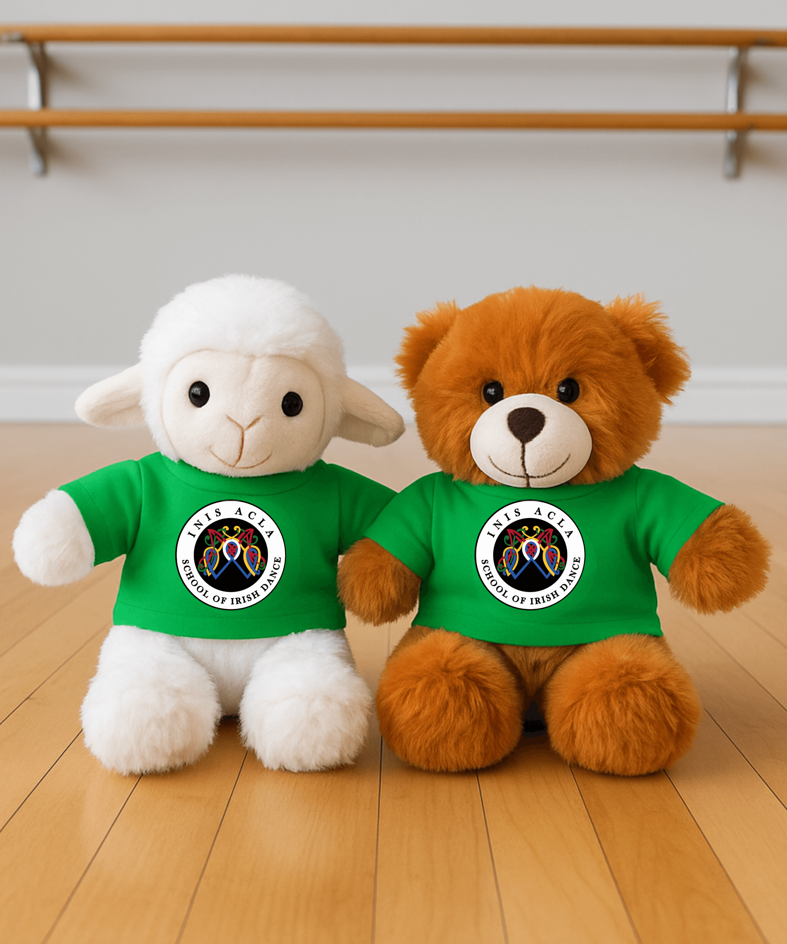 Irish Dance School Inis Acala Plush Bear & Sheep – FeistyFitzy